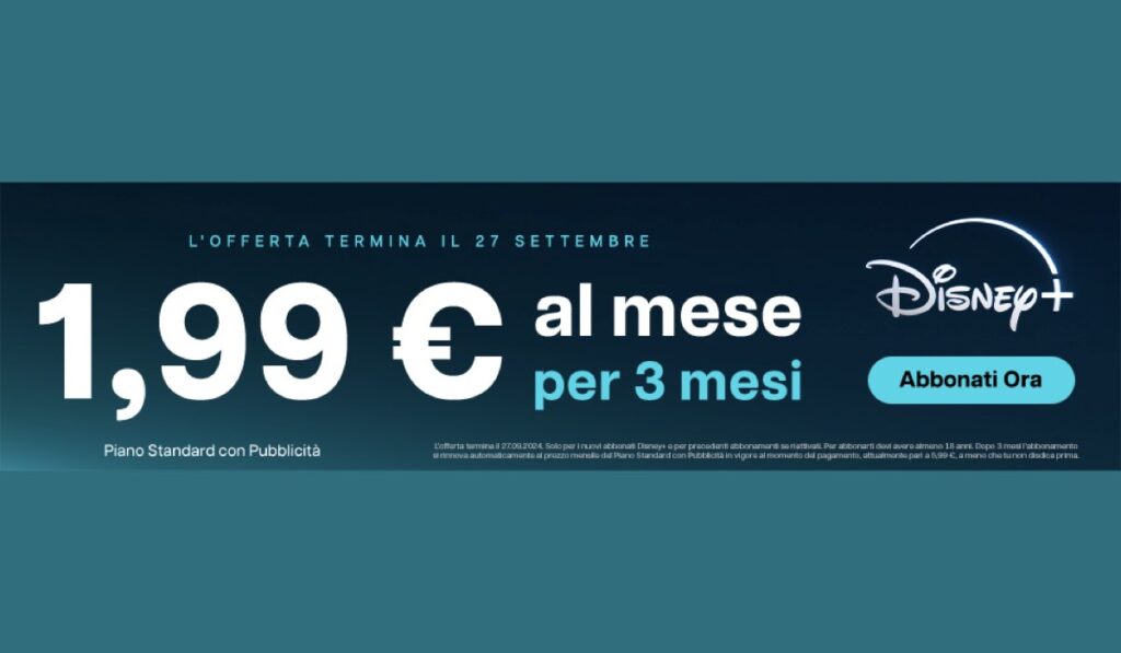 Disney+, la promo a settembre 2024