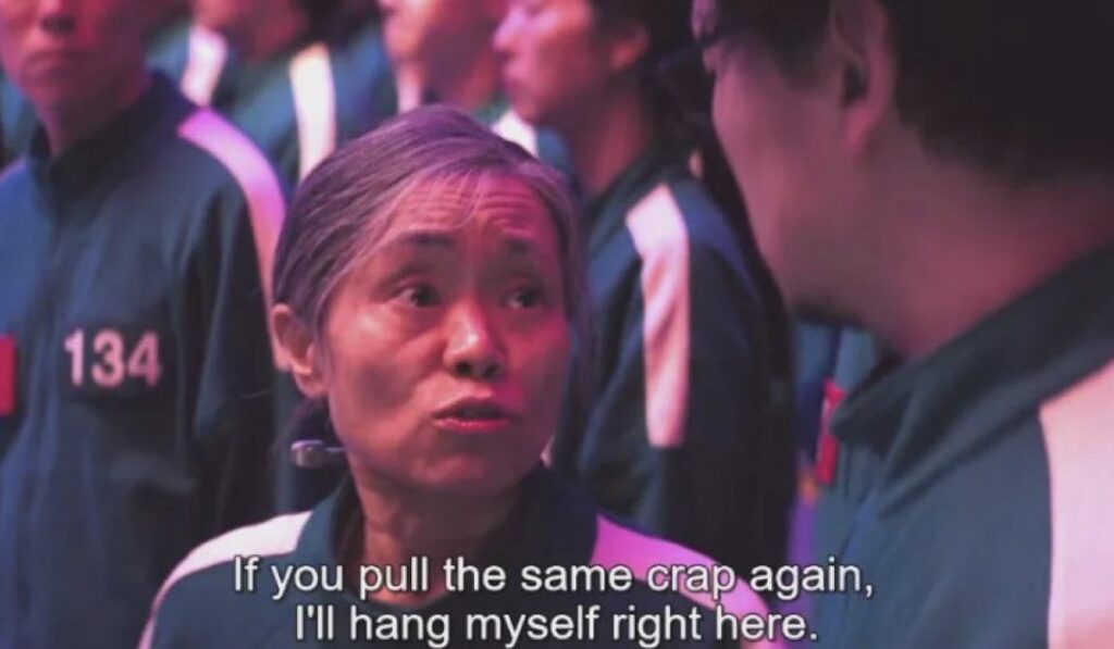 Squid Game: il destino di un personaggio predetto da una frase