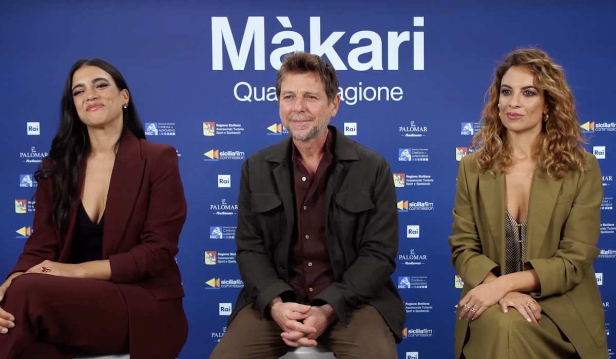 Màkari 4, intervista a Claudio Gioè, Ester Pantano e Serena Iansiti